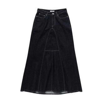 1989 STUDIO Blaue Lange Rock - - Skirts - Damen - Blau - W25