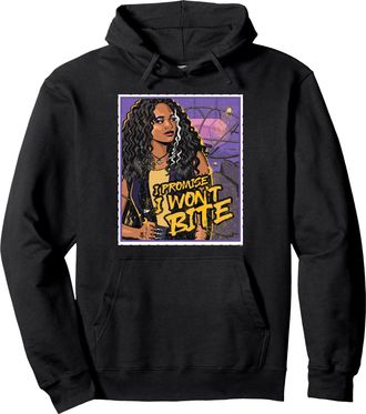 Disney ZOMBIES Willa I Promise I Wont Bite Pop Art Style Pullover Hoodie