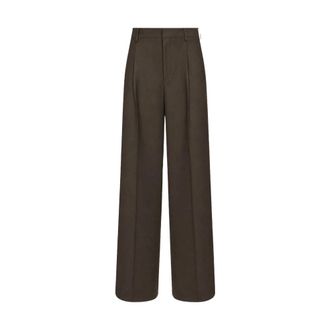 Tagliatore Eileen Weite Hose - - Trousers - Damen - Braun - M