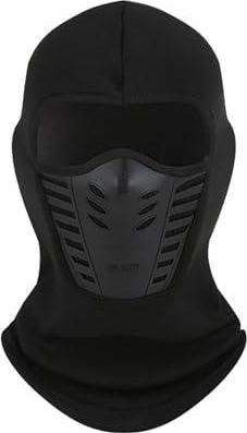 Generic Bonnet dhiver avec masque facial - Prot&egrave;ge-cou coupe-vent pour le cyclisme et la moto, masque de ski | Pour femmes et hommes, temps froid en plein air