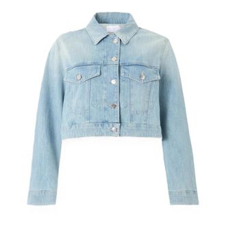 Dondup Femme, Vestes, Bleu, Taille: 38 FR Veste en jean courte