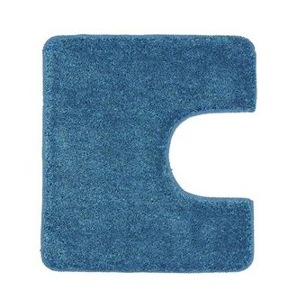 Kleine Wolke WC-Vorleger Seattle / 55 x 50 cm/Farbe Iceblue Badteppich, Polyester, 55x50x3 cm, 4071754130