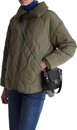 Benetton Damen Giubbotto 2r1vdn08j Jacke, gr&uuml;n, M