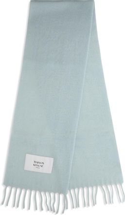Maison Kitsun&eacute; Baby Alpaca Scarf - Green