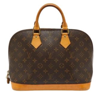 Louis Vuitton Sac &agrave; main en toile enduite Pre-owned - Femme - Pre-owned - Brun - Taille: ONE Size