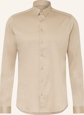 Mos Mosh Mos Mosh Gallery Jerseyhemd Marco Extra Slim Fit beige