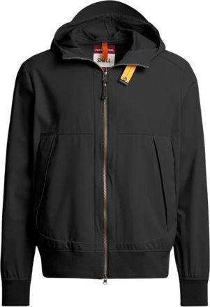 Parajumpers Homme, Sweatshirts et sweats &agrave; capuche, Noir, Taille: M Abner Hooded Windbreaker