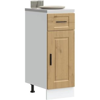 vidaXL Vidaxl - Armoire de cuisine Porto ch&ecirc;ne artisanal bois ding&eacute;nierie