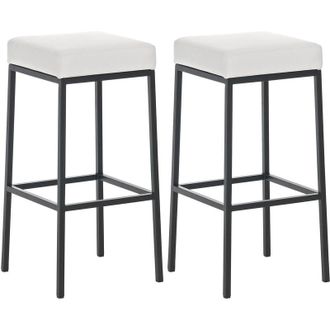 Clp Définissez 2 tabourets de bar Montréal à Schwarz - comme blanc