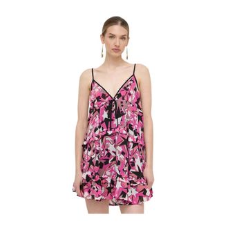 Silvian Heach Robe Courte &agrave; Motifs - Femme - Robes - Multicolore - Taille: 40 FR