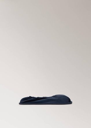 Mango Chaussons &agrave; bout fronc&eacute; avec imprim&eacute; int&eacute;rieur bleu - Femme - 36 - MANGO