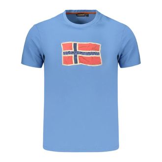 Napapijri Kurz&auml;rmeliges T-Shirt - - Tops - Herren - Blau - L