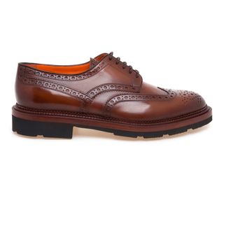 Santoni Herren, Schuhe, Braun, 42 1/2 EUGr&ouml;&szlig;e