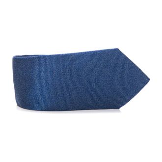 Canali Seidenkrawatte mit Slub-Textur - - Accessories - Herren - Blau - ONE SIZE