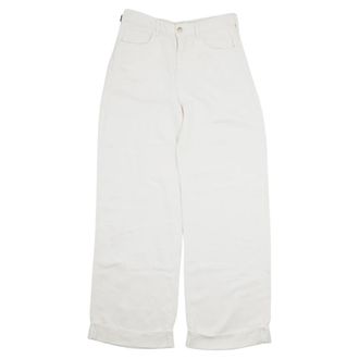 Emporio Armani J8B Weite Hose - - Trousers - Damen - Wei&szlig; - W28