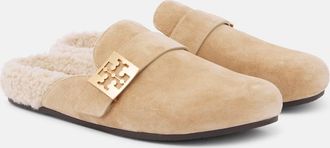 Tory Burch Slippers Mellow aus Veloursleder
