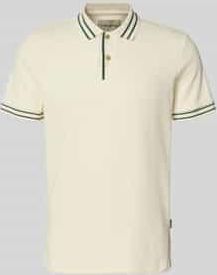Blend Slim Fit Poloshirt mit Strukturmuster Modell FABLE