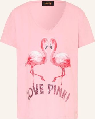 Miss Goodlife Miss Goodlife T-Shirt Mit Pailletten rosa