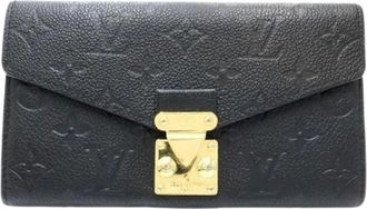 Louis Vuitton Portefeuille bi-pli Pre-owned - Femme - Pre-owned - Noir - Taille: ONE Size