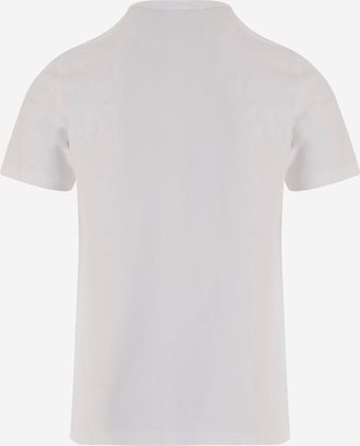 J.W.Anderson Logo-Embroidered Cotton T-Shirt - White