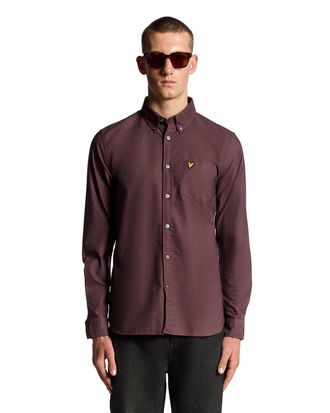Lyle & Scott Oxford Hemd Herren - 100% Baumwolle | Button Down Kragen und Oxford Webart | XS-XXL