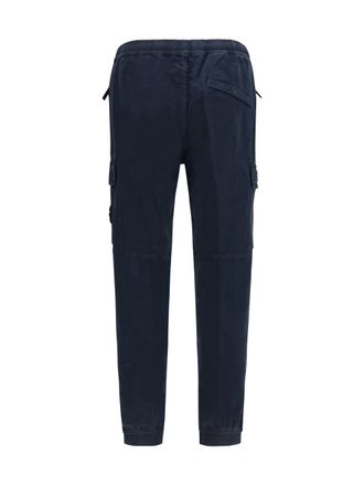 Stone Island Elasticated Cuffs Cargo Pants - Navy