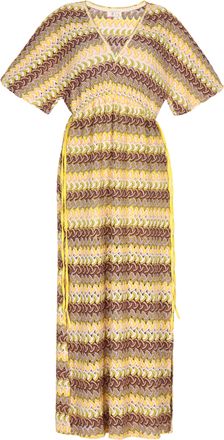 Izia Kleid Damen Gelb Mehrfarbig