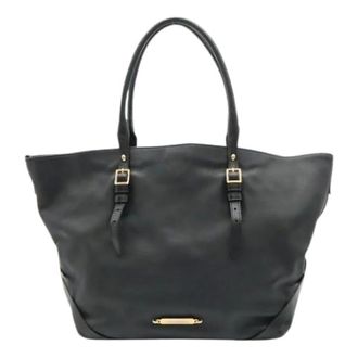 Burberry Sac bandouli&egrave;re cabas vintage doccasion - Femme - Pre-owned - Noir - Taille: ONE Size