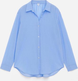 Arket Voilehemd -Blau