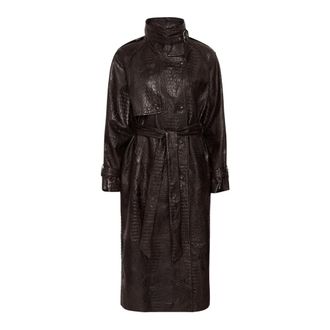 Gestuz Trench Coat - Femme - Manteaux - Brun - Taille: 38 FR