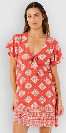 Rip Curl Ventura Tiered S/S Kleid red