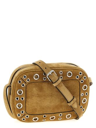 Valentino Garavani Unisex Beige Cowhide Crossbody Bag