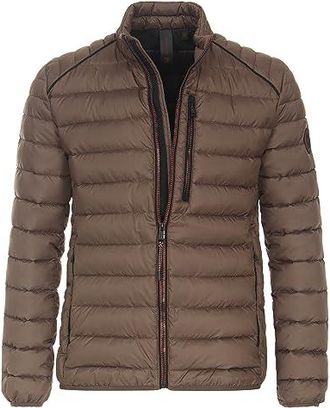 Casamoda Veste matelass&eacute;e unie, marron clair, XL
