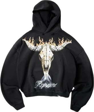 Represent Represent, Homme, Sweatshirts et sweats &agrave; capuche, Noir, Taille: XL British Cowboys Sweat &agrave; capuche