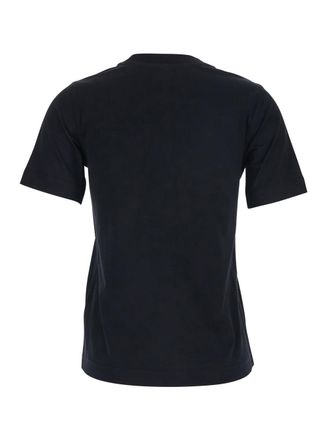Burberry Womens T-Shirt With Logo Black Cotton T-Shirts & Jerseys