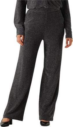 Y.A.S Glitzerhose f&uuml;r glamour&ouml;se Abende - - Trousers - Damen - Grau - L