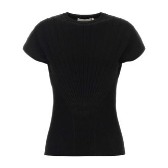 Sportmax Samba Rippstrick-Pullover - - Tops - Damen - Schwarzk - L
