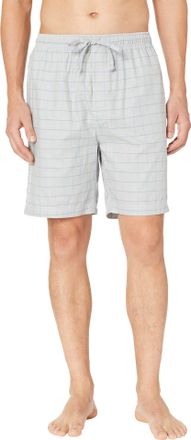 Nautica Herren Weich Gewebte Schlaf-Pyjama, 100% Baumwolle, Elastischer Bund Pyjamahose, Neutrales Grau, L