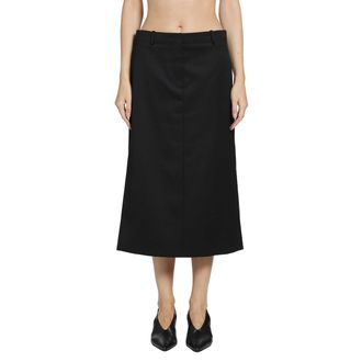 Fendi Grain De Poudre Midi Skirt
