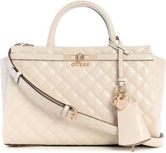 Guess sac à main sac à épaule Idra Girlfriend Satchel Stone écru