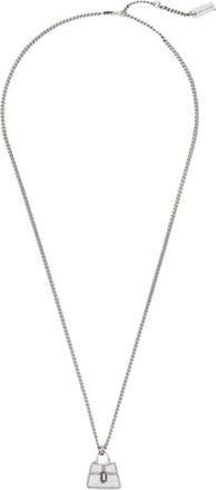 Marc Jacobs unisex, Accessoires, Gris, Taille: ONE Size The St. Marc Cuban-Link Chain Necklace