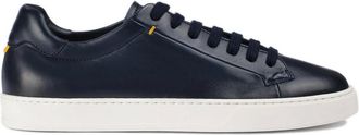 Doucal's Homme, Chaussures, Bleu, Taille: 44 EU Leather Baskets