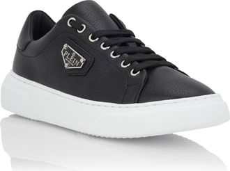 Philipp Plein Leather Lo-Top Sneakers Iconic Plein