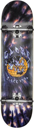 Globe G1 Ablaze Skateboard, Black Dye, 8.0FU