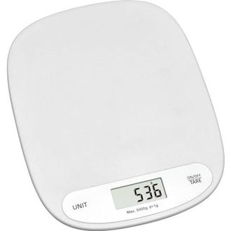 TFA Dostmann Balance de cuisine numérique, 50.2003.02, avec fixation murale, Plage de pesée (max.)=5000 g, avec affichage LCD, fonction de tare, commande sensor to