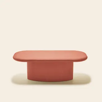 Madura Table Basse Calix Terre cuite - ORANGE