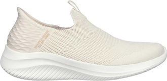 Skechers Ultra Flex 3.0 Smooth Step Sneaker f&uuml;r Damen, Zum Reinschl&uuml;pfen (Nat&uuml;rlich)