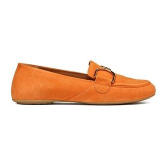 Geox Womens D Cosmopolis + Grip Moccasin, Orange, 38 EU