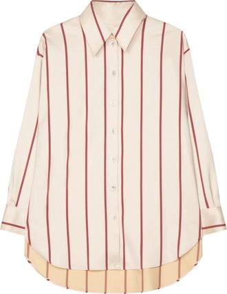 Seidensticker Damen Bluse - Fashion Bluse - Regular Fit - tailliert - Stretch - Hemd Blusen Kragen - B&uuml;gelleicht - Langarm,Elfenbein,36