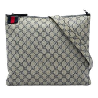 Gucci Sac bandouli&egrave;re vintage Pre-owned en toile - Femme - Pre-owned - Beige - Taille: ONE Size